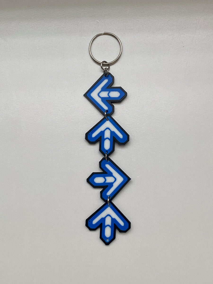 Dance Dance Revolution Arrow Keychain – DDRPad.com